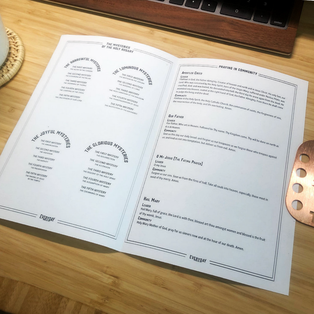 Rosary Booklet | A free guide to pray the Rosary