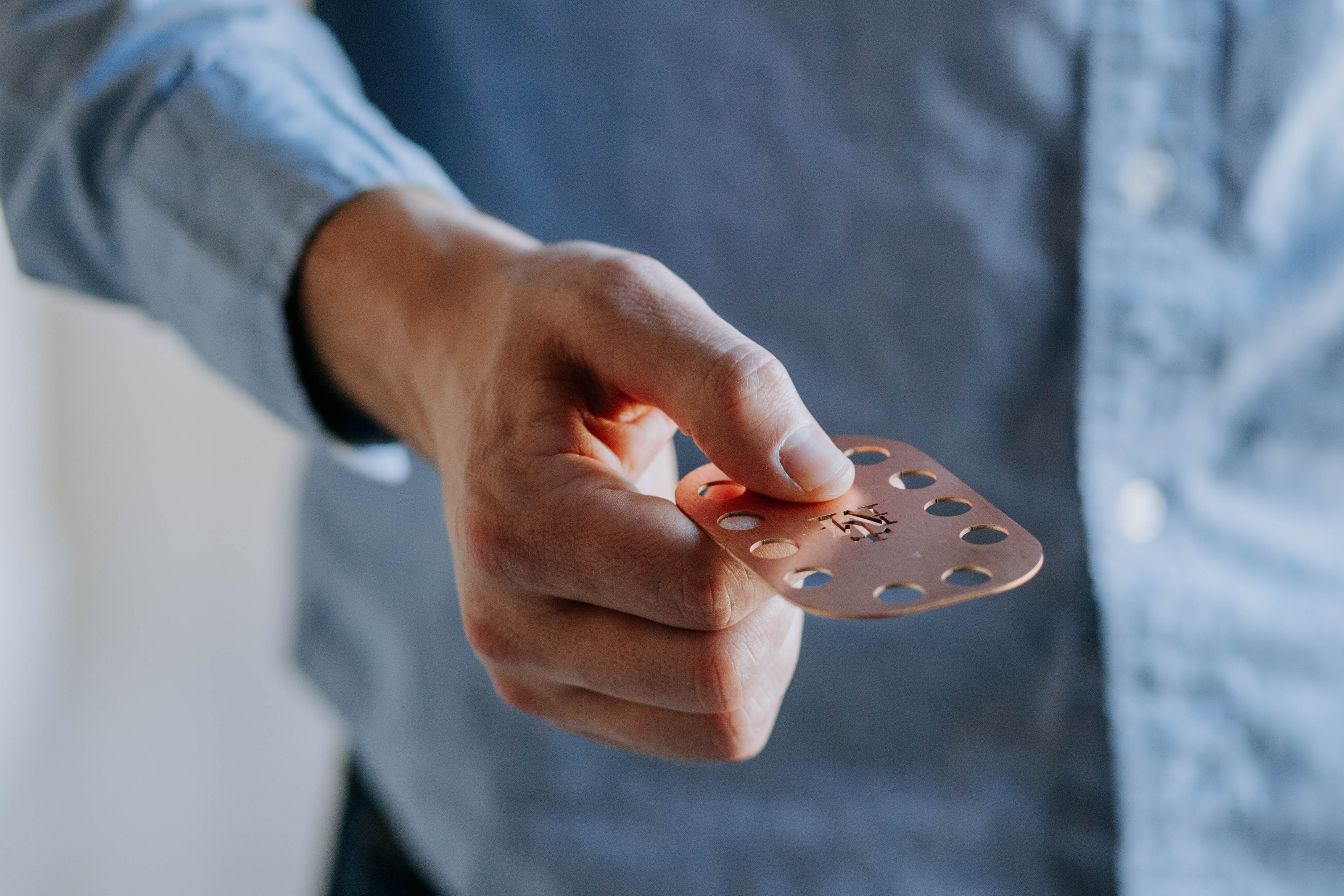 The Wallet Rosary Card from Everyday Prayer Company | Copper