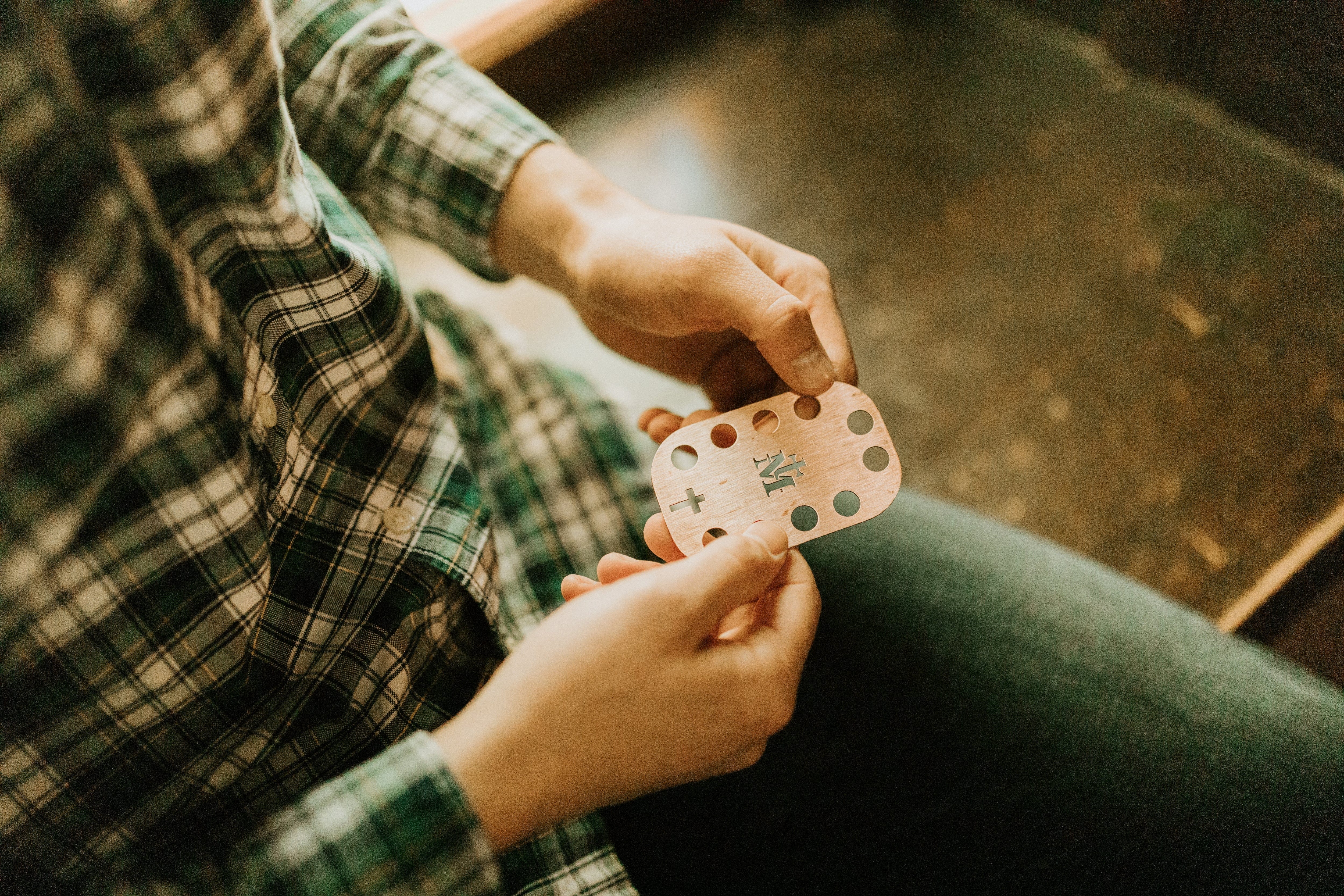 The Wallet Rosary Card from Everyday Prayer Company | Copper