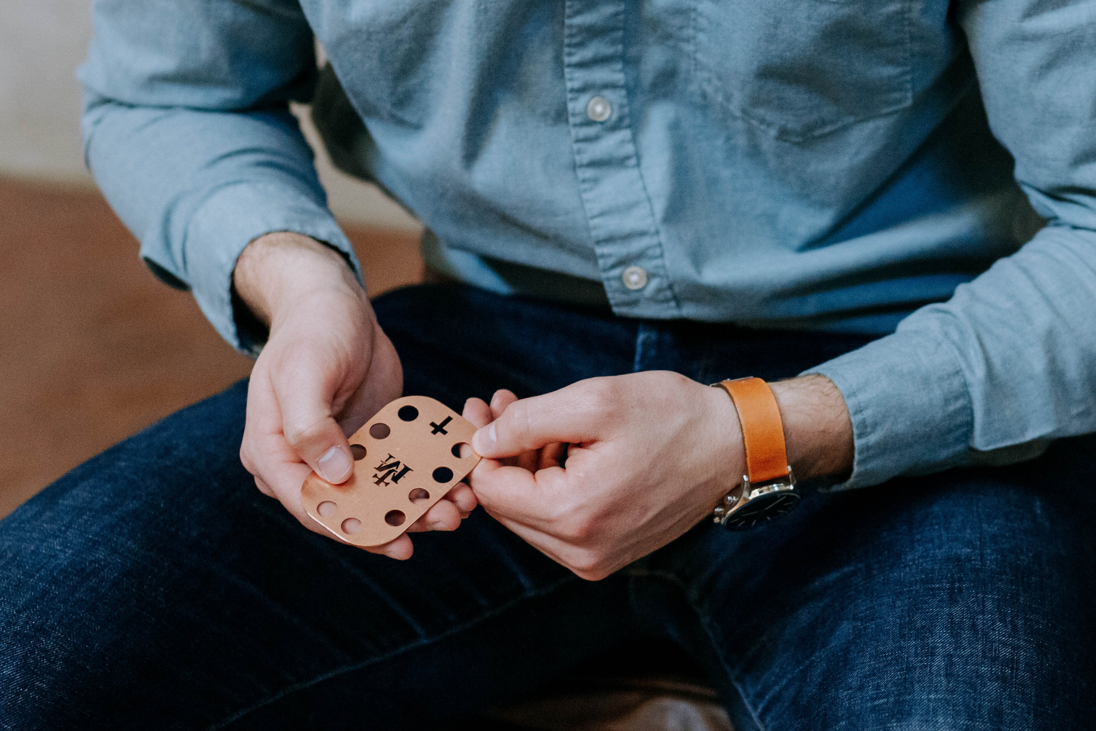 The Wallet Rosary Card from Everyday Prayer Company | Copper